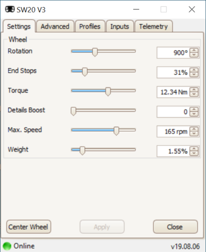 Simplicity SW20 V3 DD: review and settings for Assetto Corsa