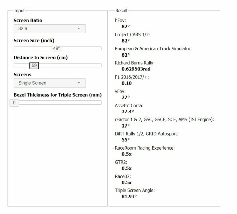 FOV: Setup Your Field of View in iRacing / Assetto Corsa / ACC