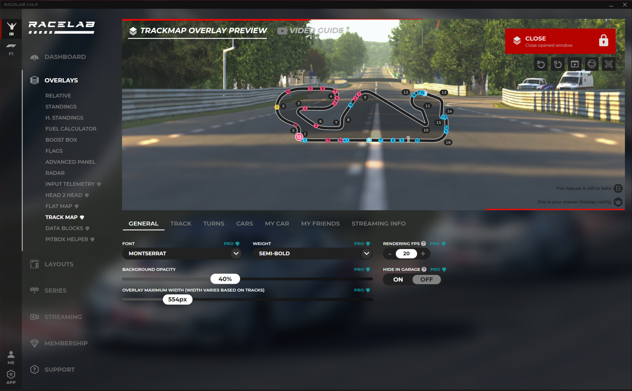 How to: iRacing Overlays with RaceLabApp