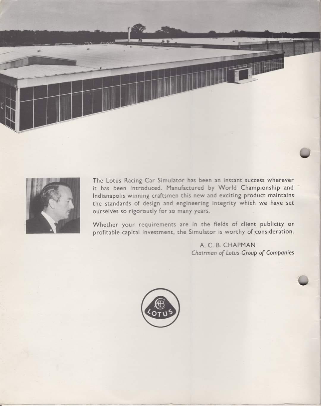 The First Racing Simulator Ever Built