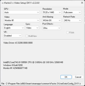 rFactor2 setup: Read Our Beginner's Guide and get Started Quickly
