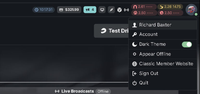 Guide to the New iRacing UI for Web UI users