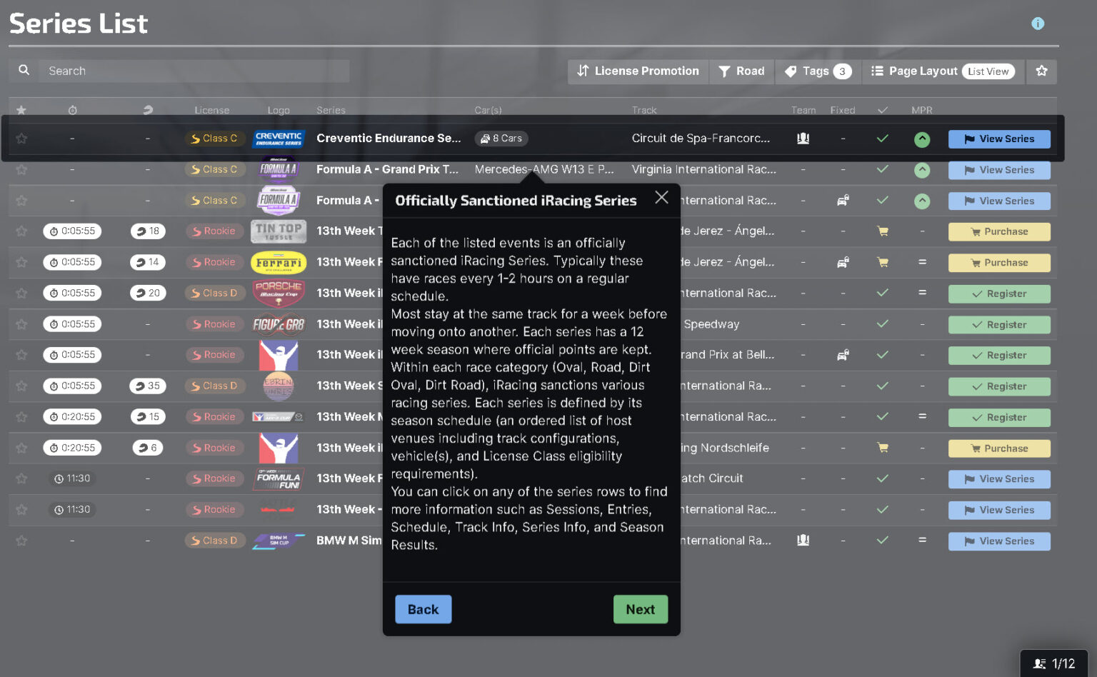 Guide to the New iRacing UI for Web UI users