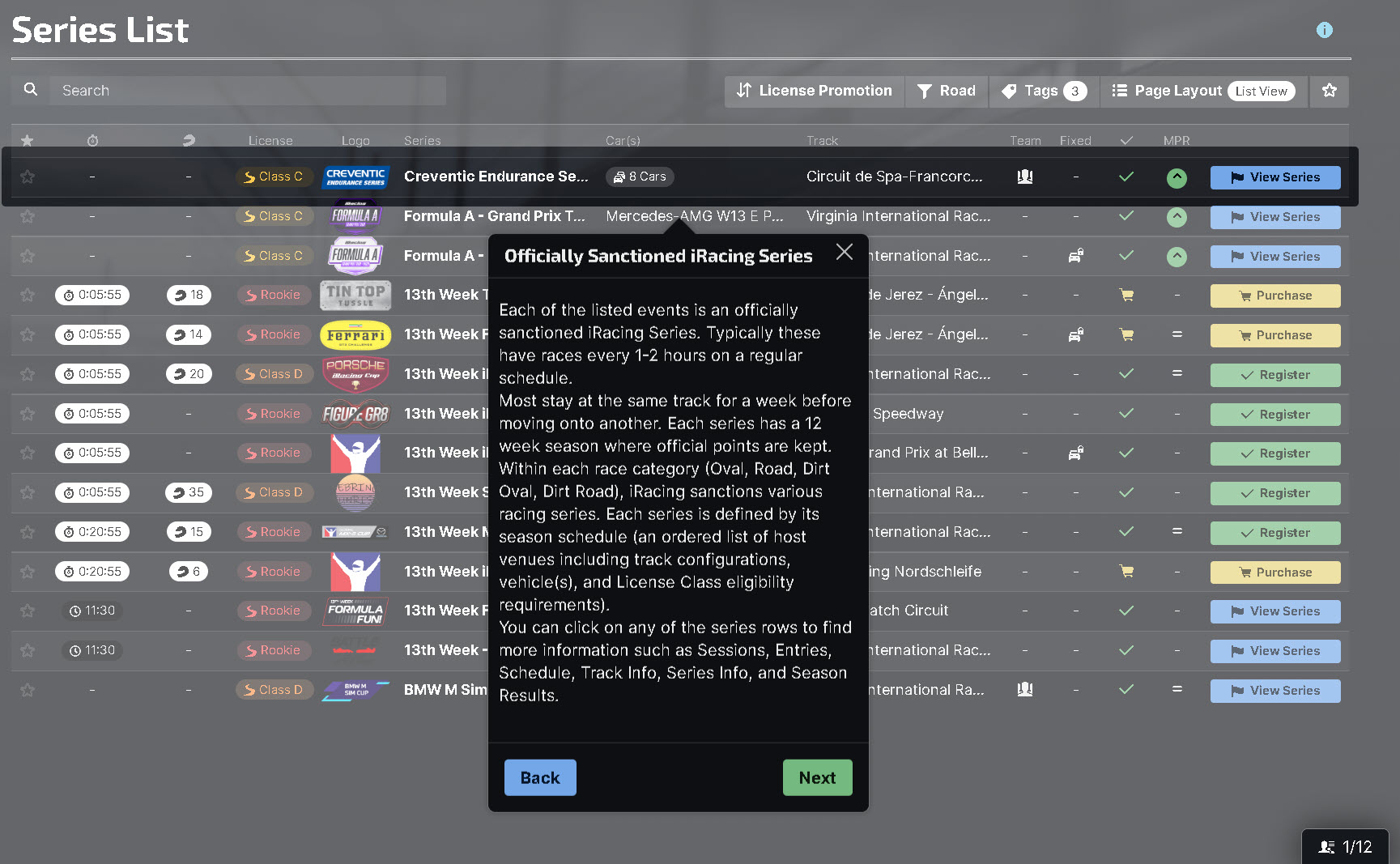 Guide to the New iRacing UI for Web UI users