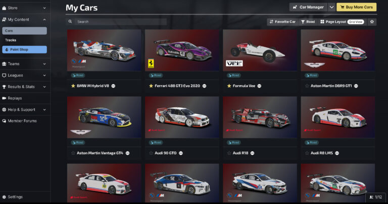 Guide to the New iRacing UI for Web UI users