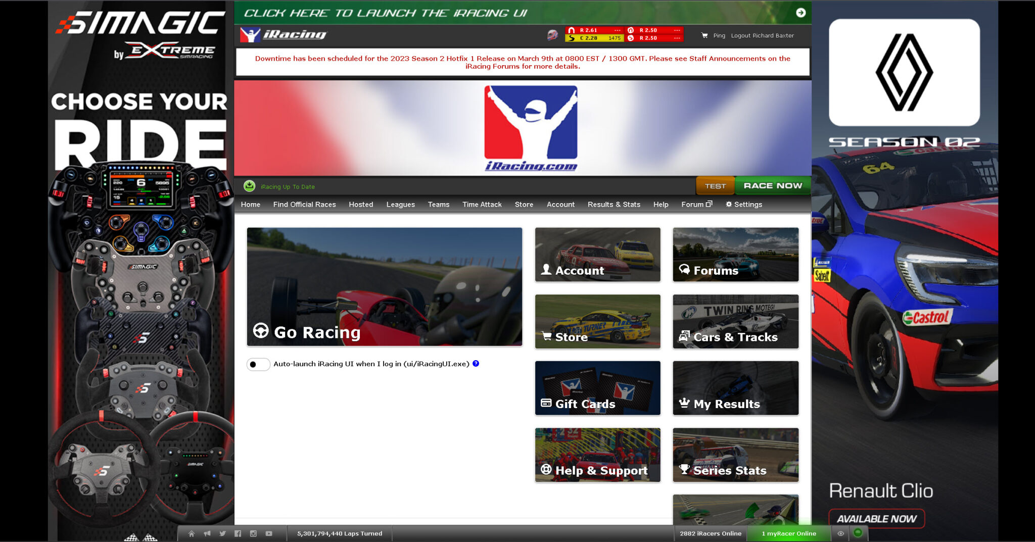 Guide to the New iRacing UI for Web UI users