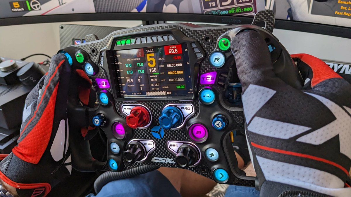 Cube Controls CSX-3 - the Ultimate Formula Wheel for Sim Racers