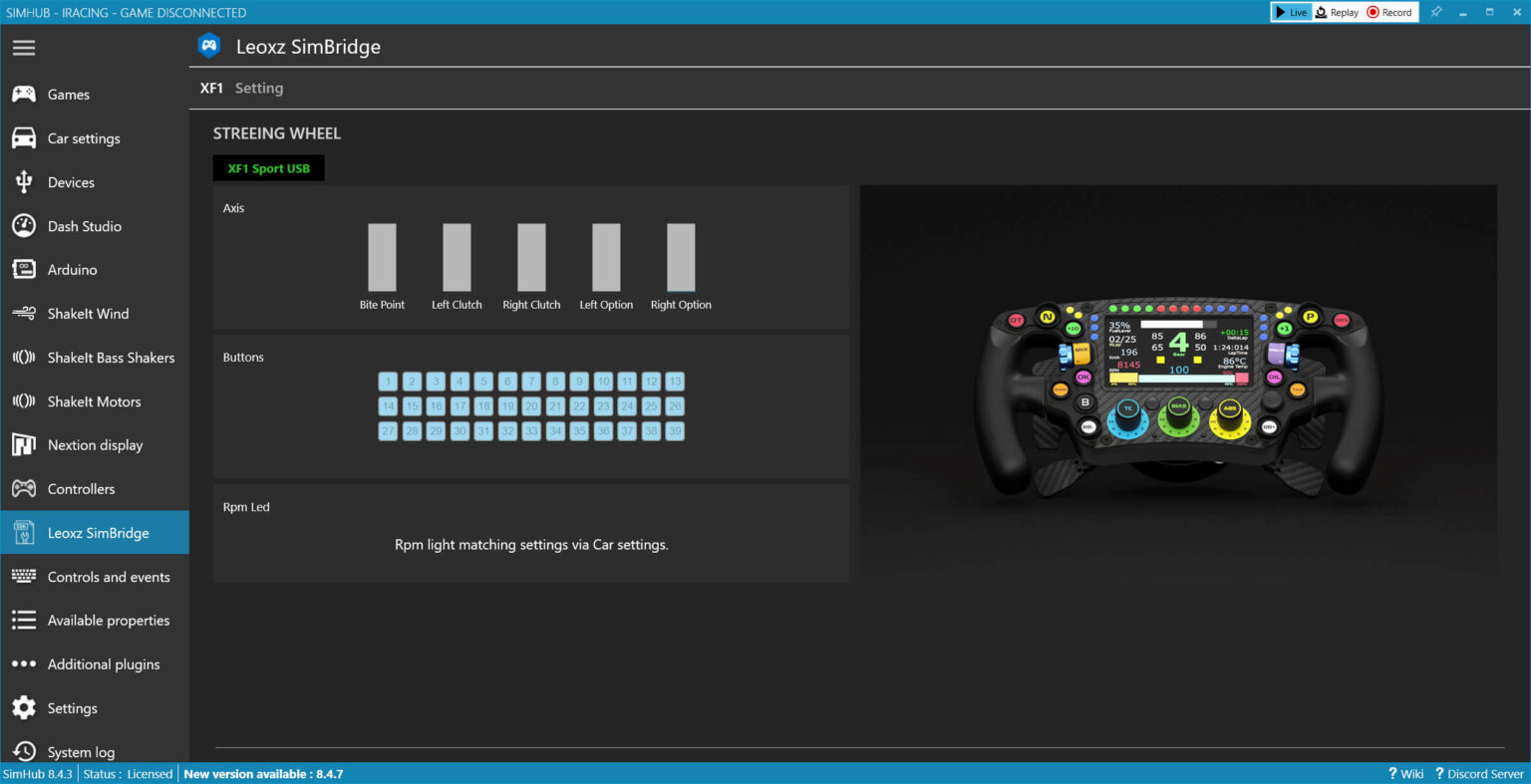 Leoxz XF1-Sport Sim Steering Wheel Review