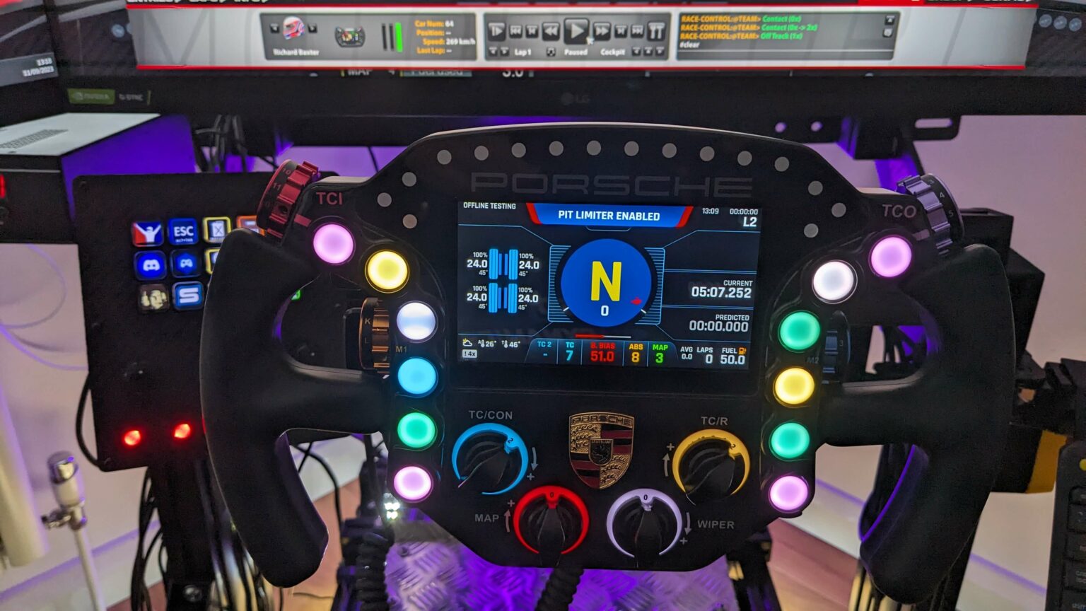 Grid Engineering: Porsche 911 RSR Sim Racing Steering Wheel Review
