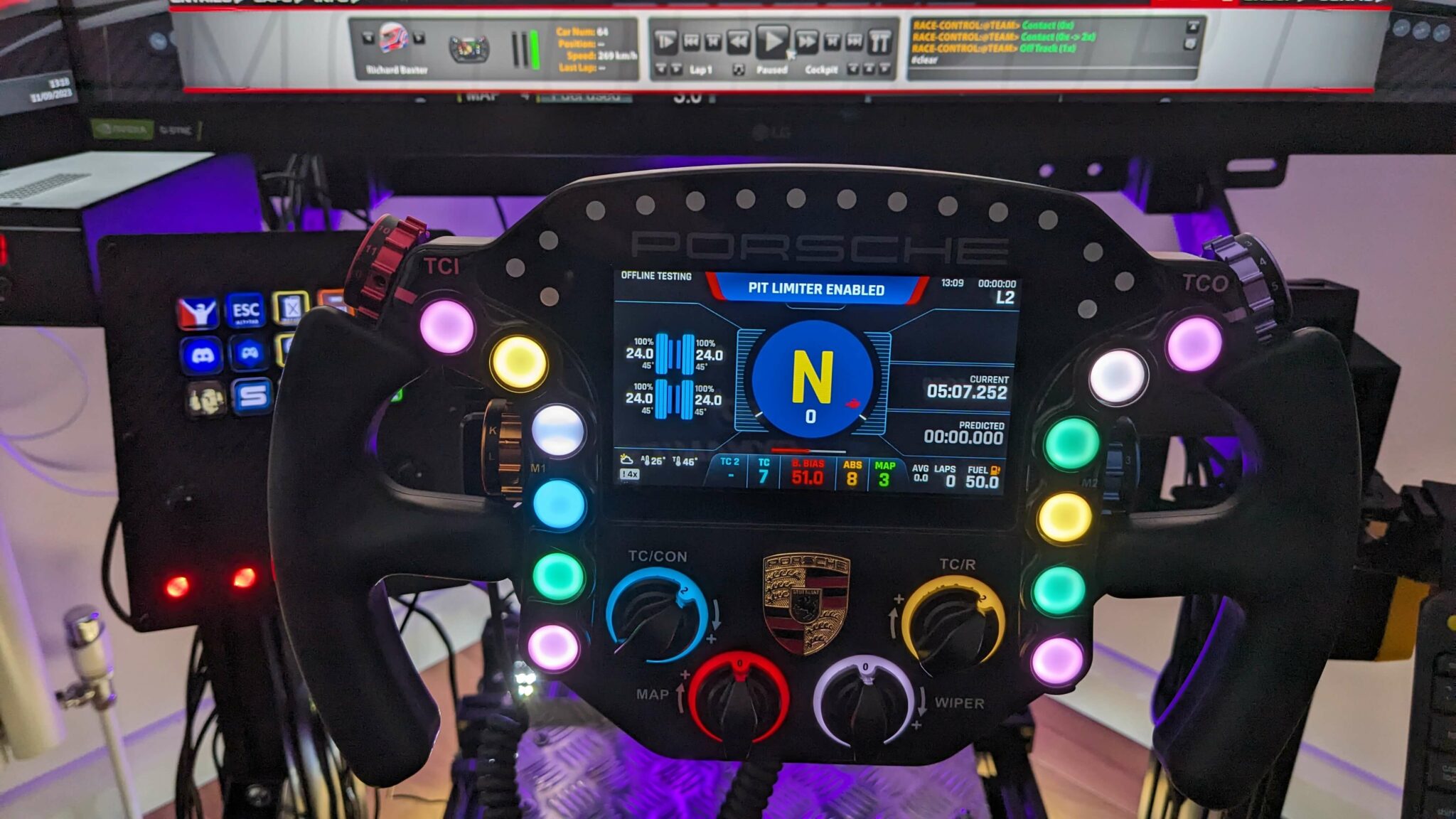 Grid Engineering: Porsche 911 RSR Sim Racing Steering Wheel Review