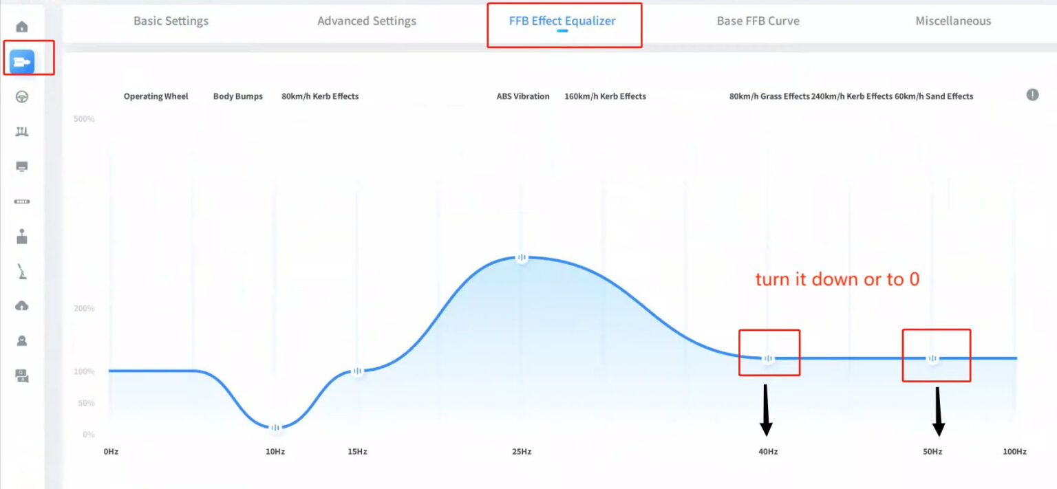 Moza FFB settings for iRacing: R5 / R9 / R12 / R16 and R21