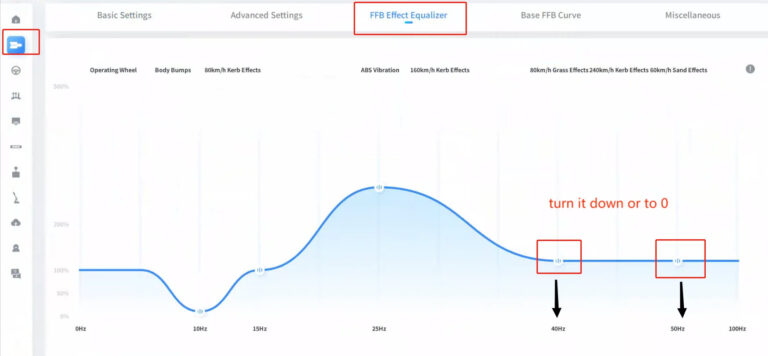 Moza FFB settings for iRacing: R5 / R9 / R12 / R16 and R21