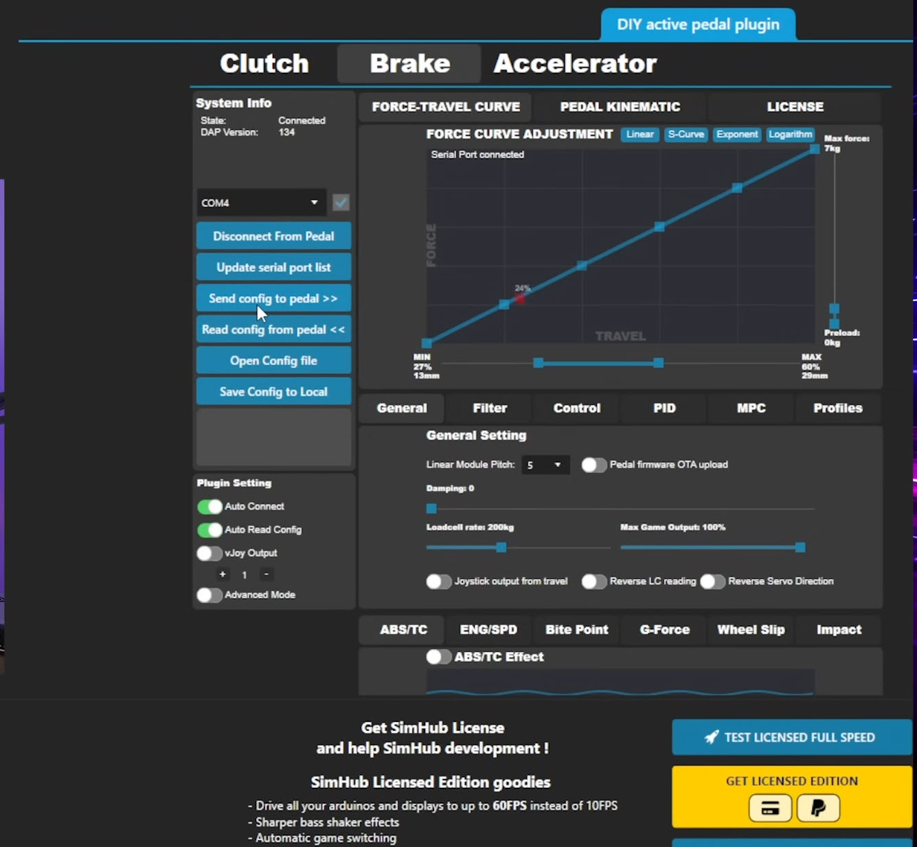 Check out this DIY "Simucube" ActivePedal