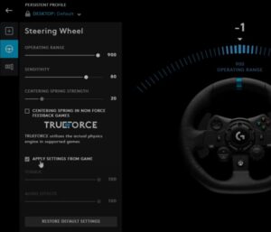 Logitech (G923) Recommended Settings Guide for iRacing