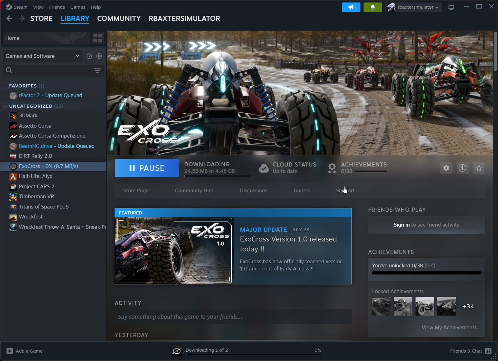 ExoCross: Sci-Fi Racing with a Sim-ish Twist