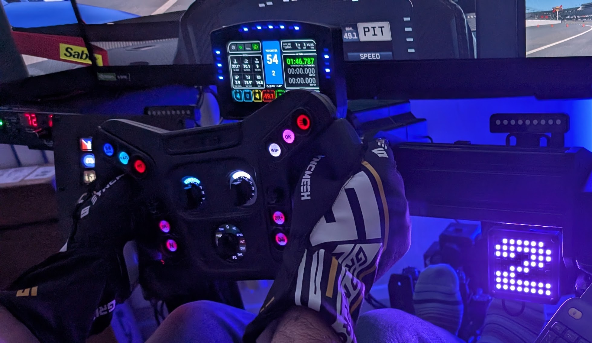 Mustang GT3 Sim Racing Wheel from VPG - Close Look
